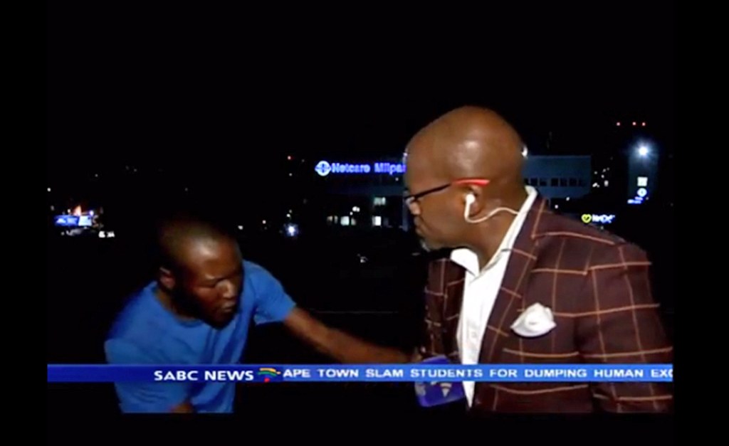 WATCH: South African Journalist Speaks After Mugging Live on TV ...