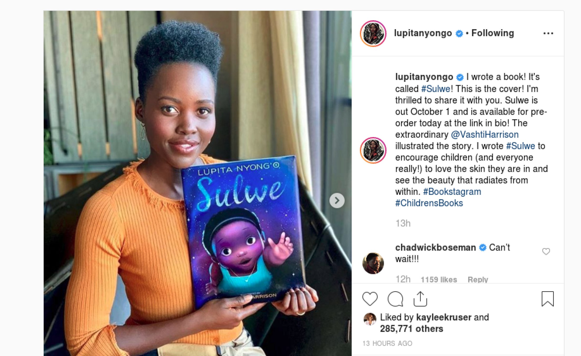 Kenya: Lupita Nyong'o's Children's Book 'Sulwe' Takes On Colourism and ...